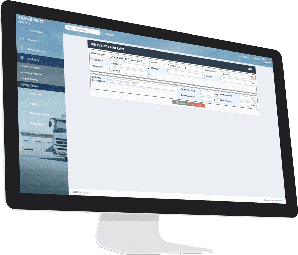 Transport Genius -Cloud/Online Fleet/Logistics/Transport Software|+91 ...