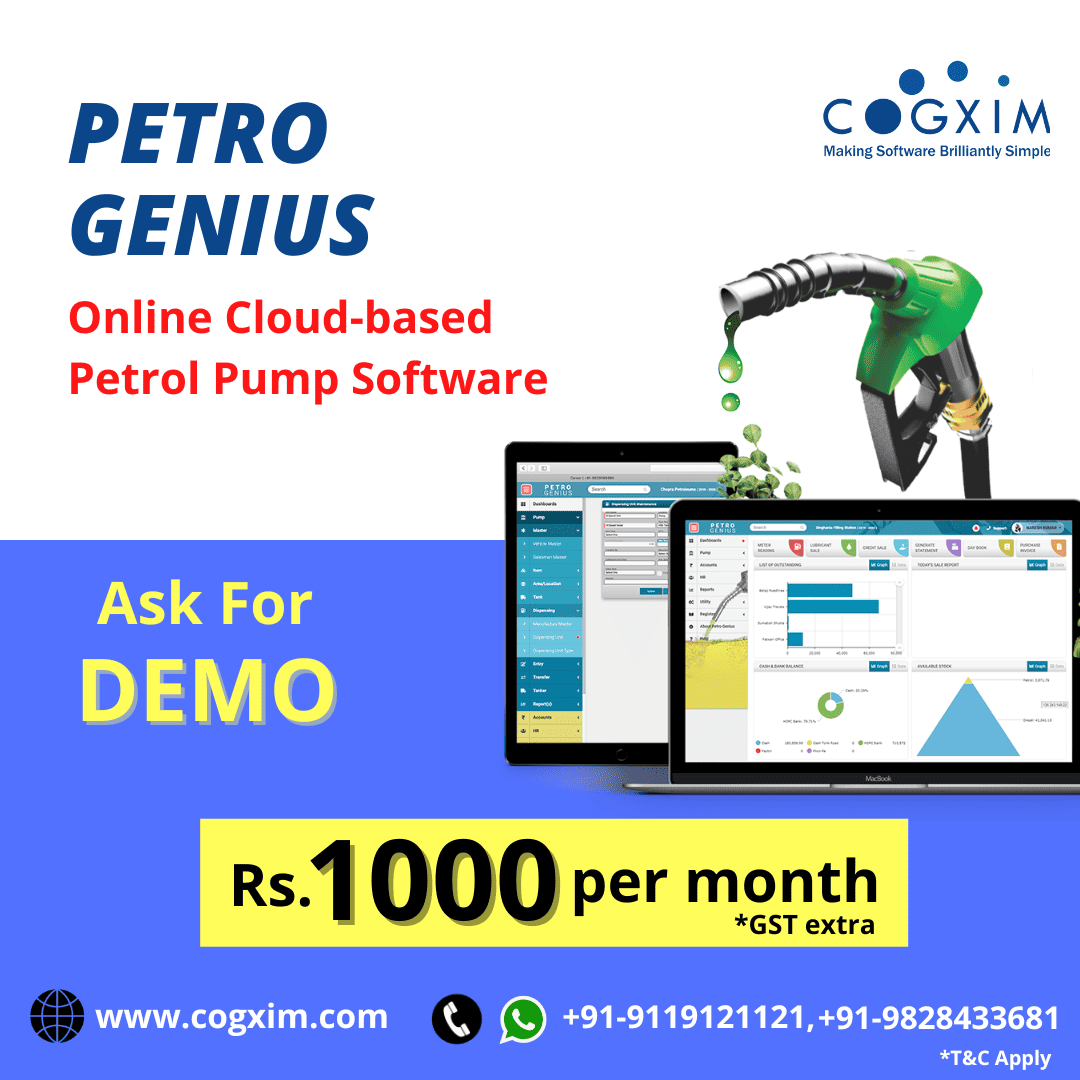 Petro Genius - India's No.1 Cloud Petrol Pump Software for Accounting ...