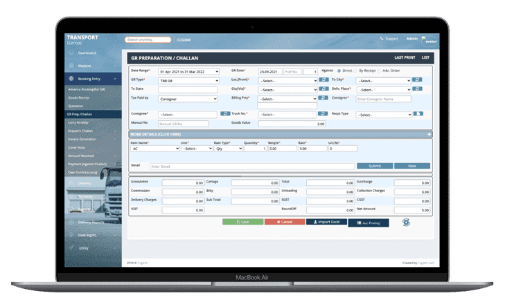 Transport Genius -Cloud/Online Fleet/Logistics/Transport Software|+91 ...
