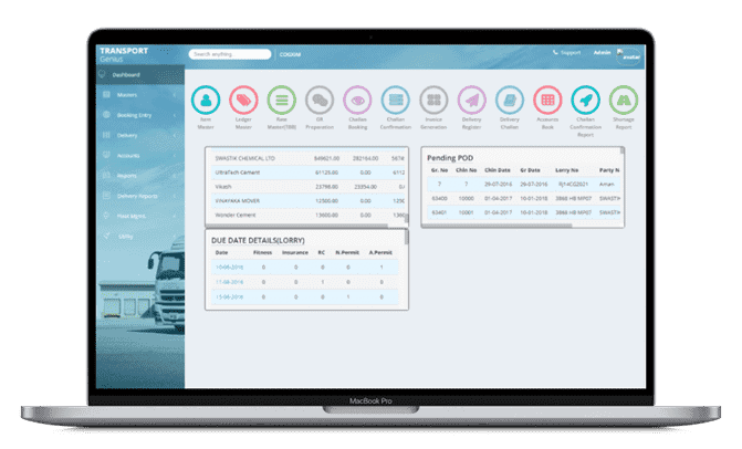 Transport Genius -Cloud/Online Fleet/Logistics/Transport Software|+91 ...